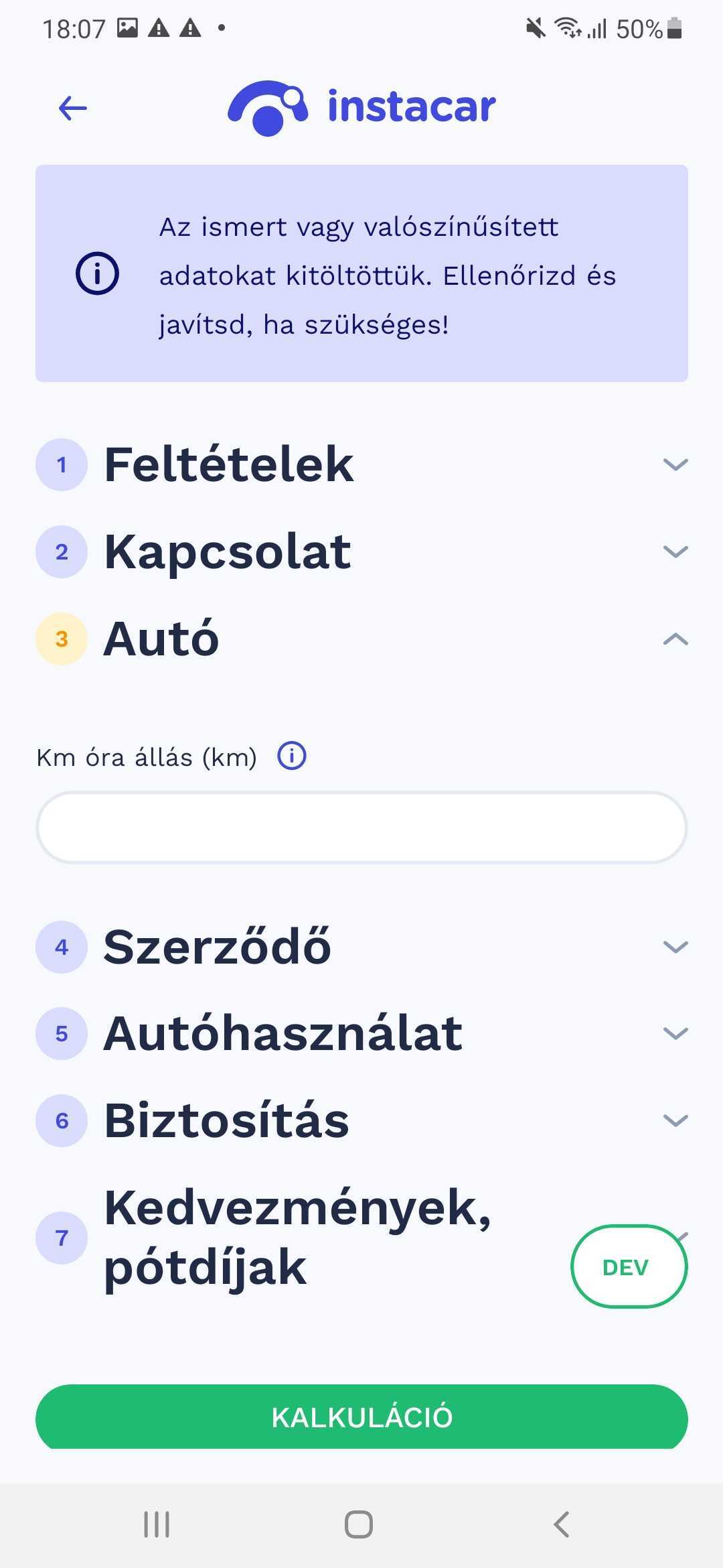 KGFB kalkulátor | Instacar